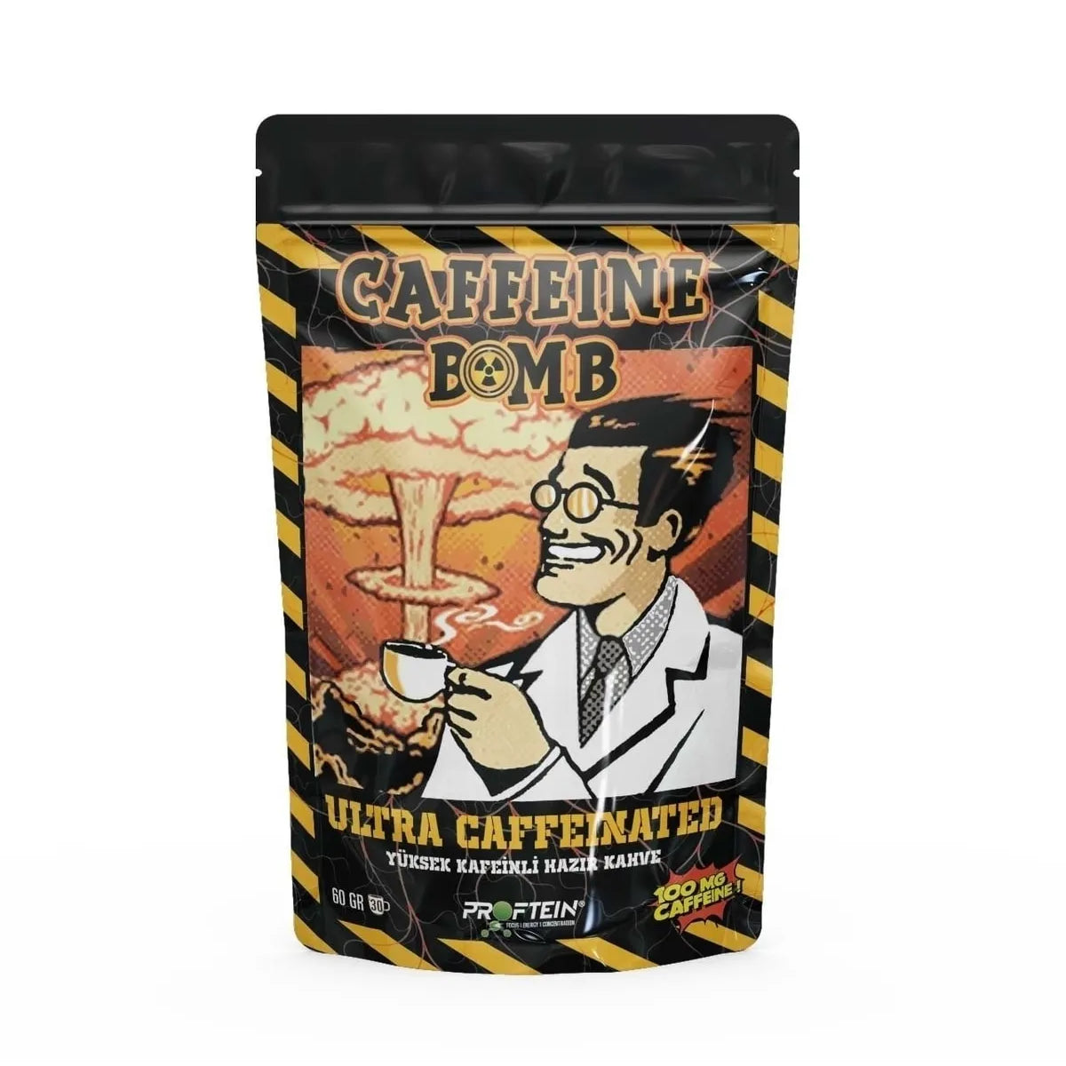 Proftein Caffeine Bomb Ultra Caffeinated 60gr - Sert Hazır Kahve